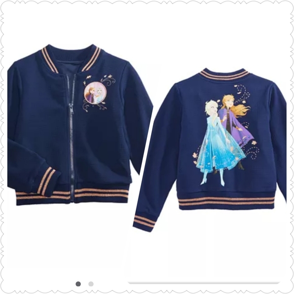 Disney | Jackets & Coats | Disney Little Girls Frozen Ii Elsa Anna ...